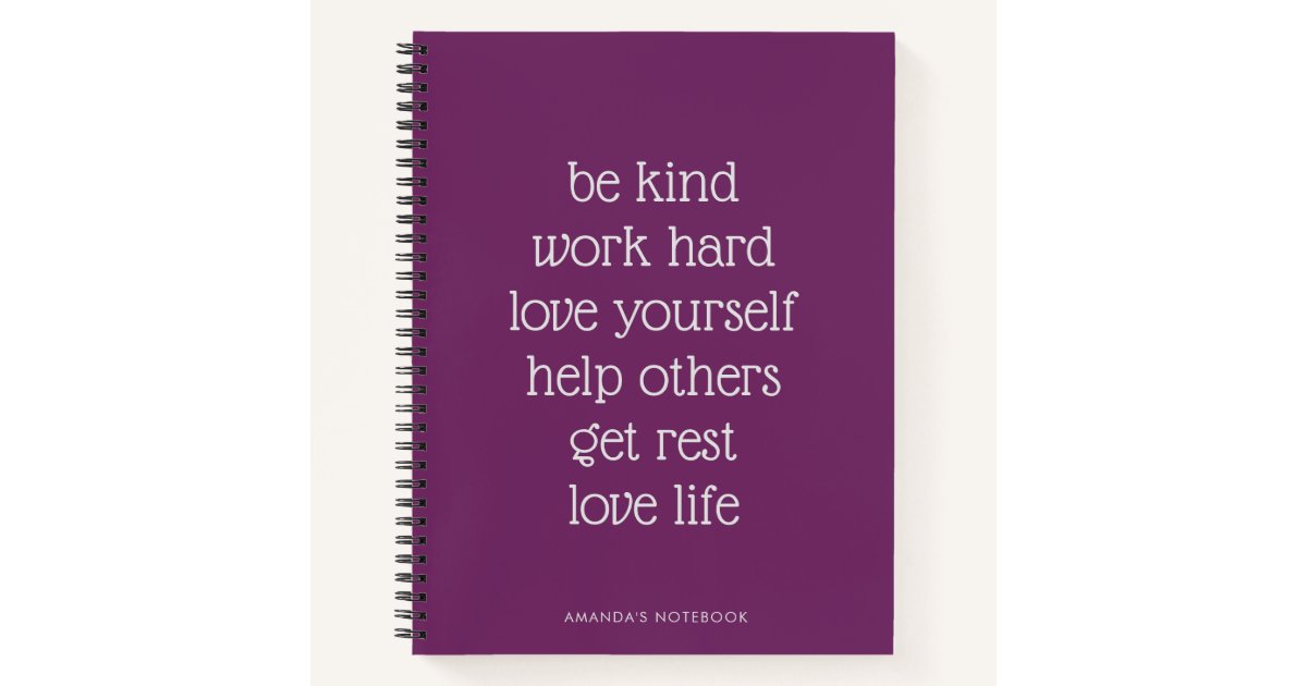 Motivational Quotes Positive Journaling Diary Notebook | Zazzle