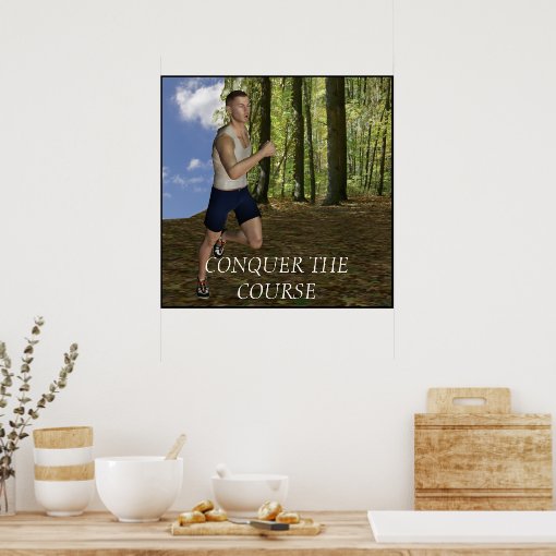 Motivational Running Poster | Zazzle