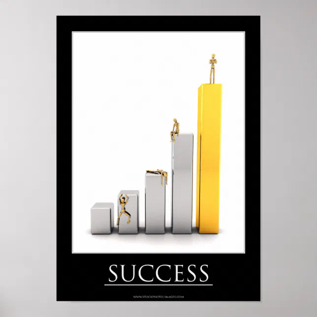 Motivational Success Poster | Zazzle
