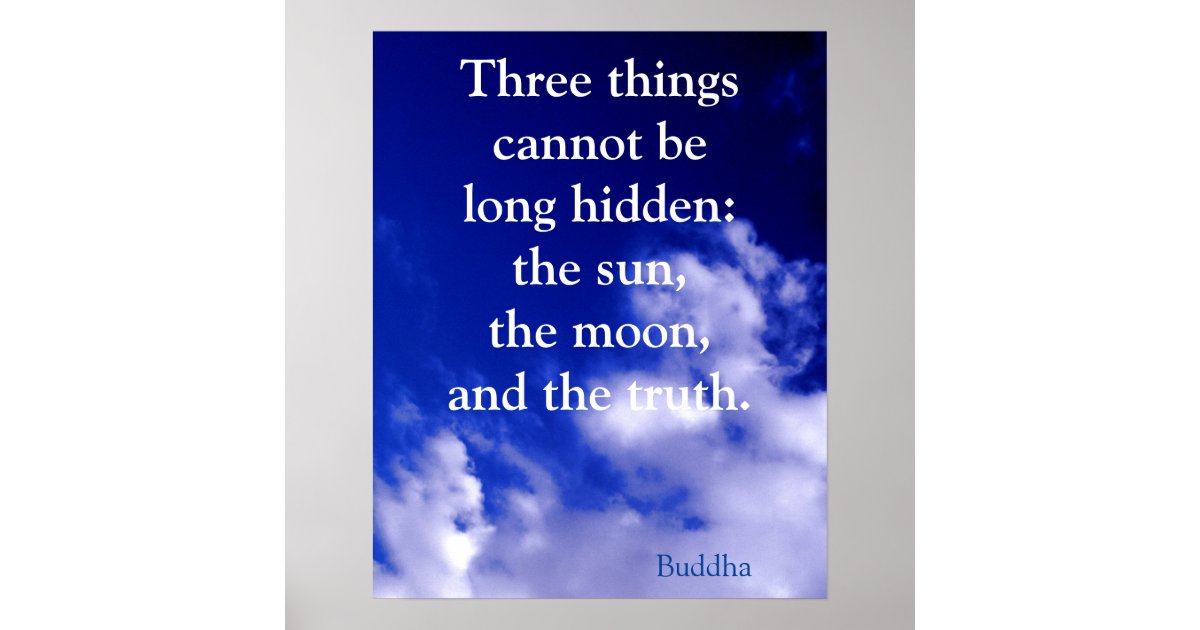 Motivational Truth Quote by Buddha Poster | Zazzle