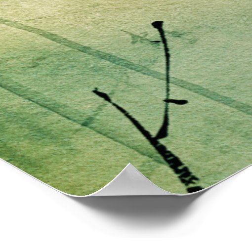 Motivational Zen Quote Watercolor Landscape Poster | Zazzle