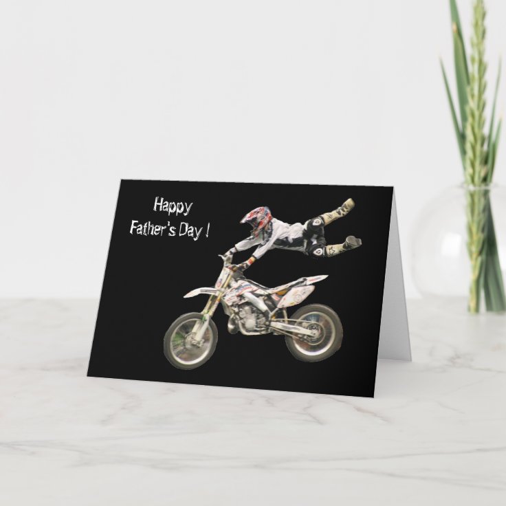 moto father's day card | Zazzle