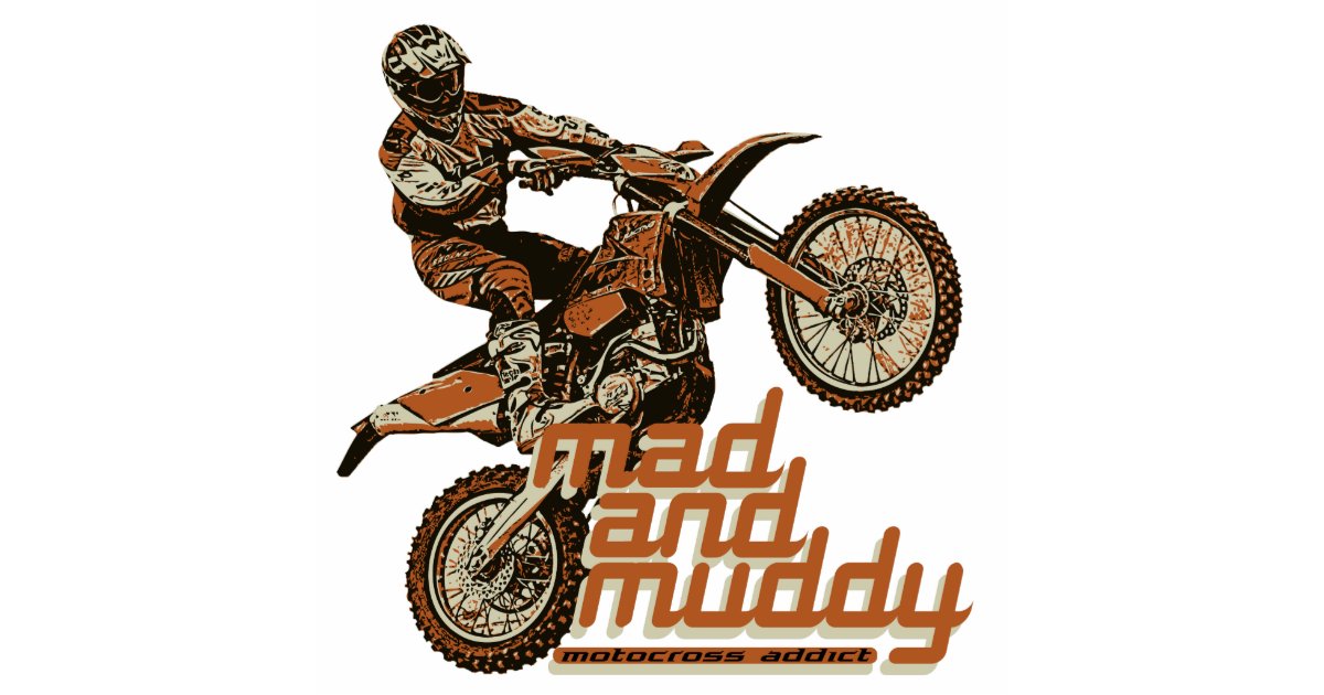 Motocross addict cutout | Zazzle