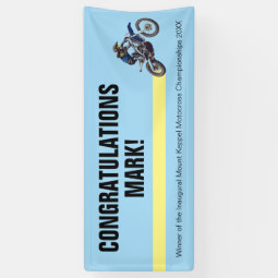Motocross Banner | Zazzle