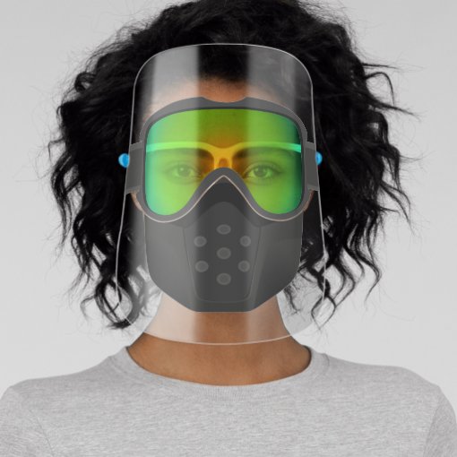 Motocross Face Mask Biker Goggles Face Shield | Zazzle