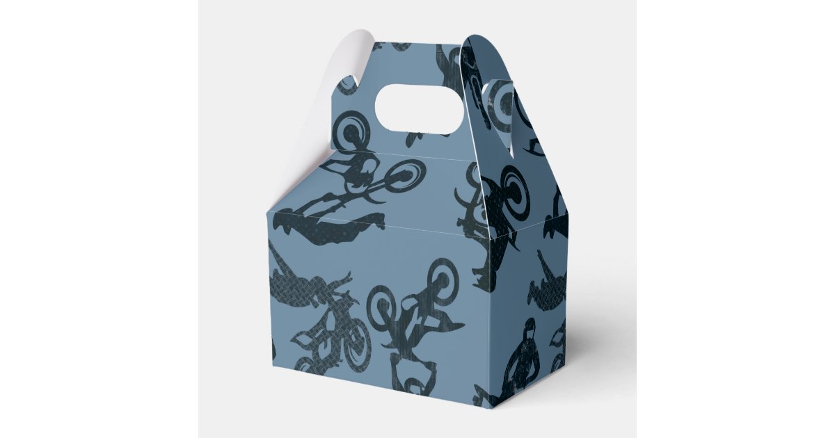 Motocross Favor Boxes | Zazzle