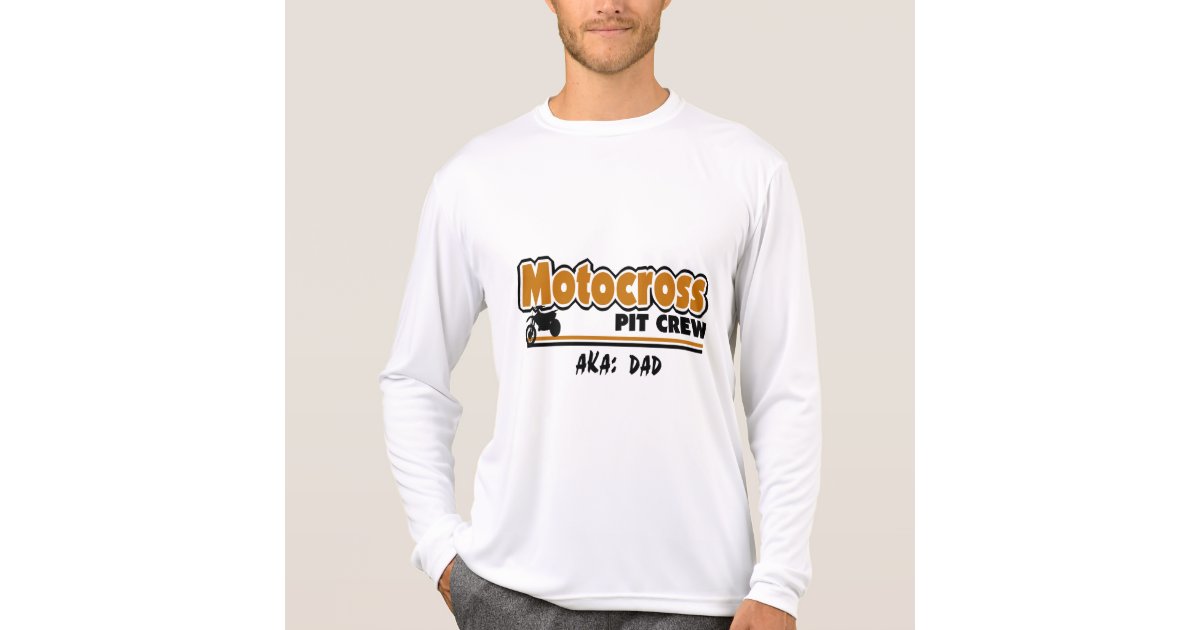 Motocross Pit Crew T-Shirt | Zazzle.com