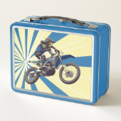 Motocross Rider Metal Lunch Box | Zazzle