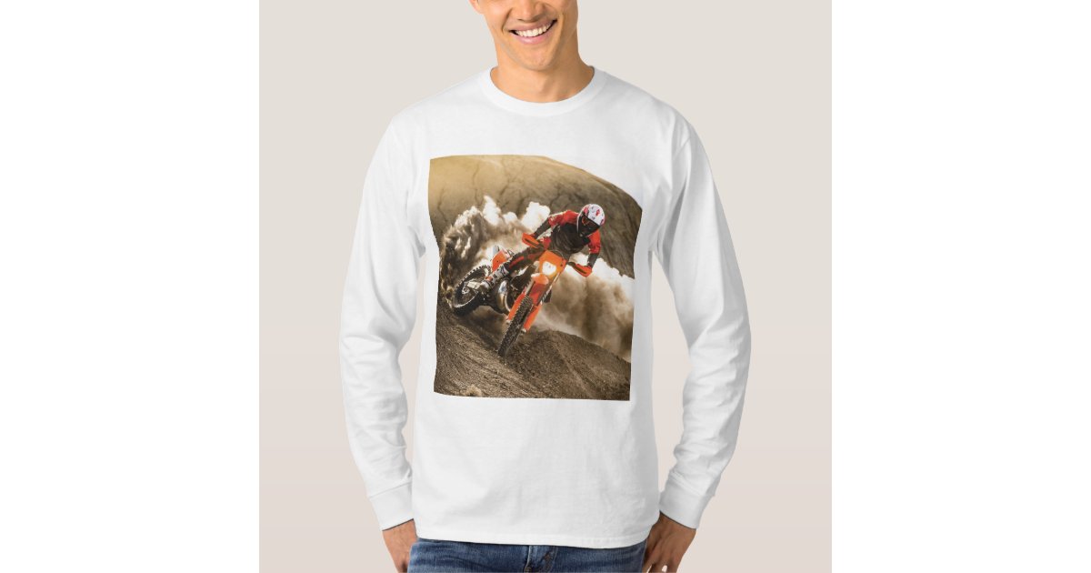 Motocross Rider T-Shirt | Zazzle
