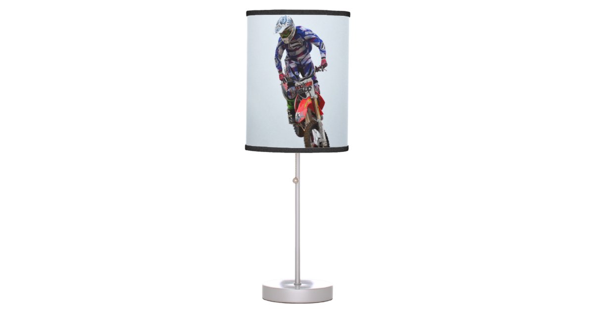 Motocross Table Lamp | Zazzle