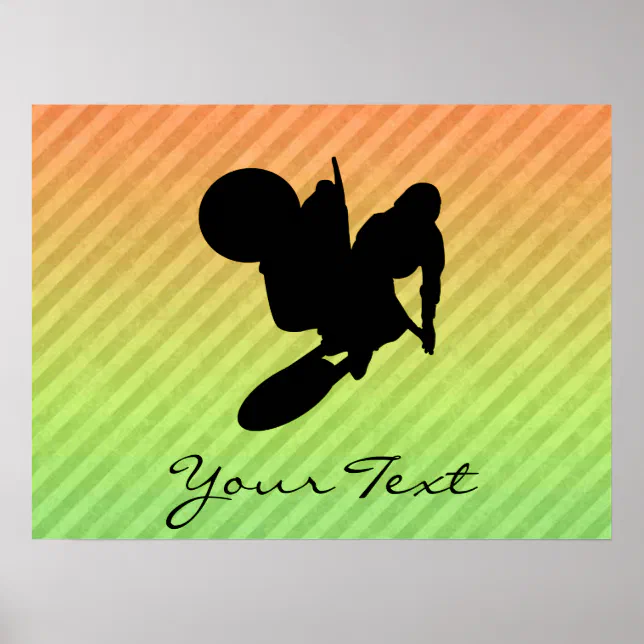 Motocross Whip Poster | Zazzle