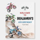 Motorbike Birthday Welcome Sign | Zazzle