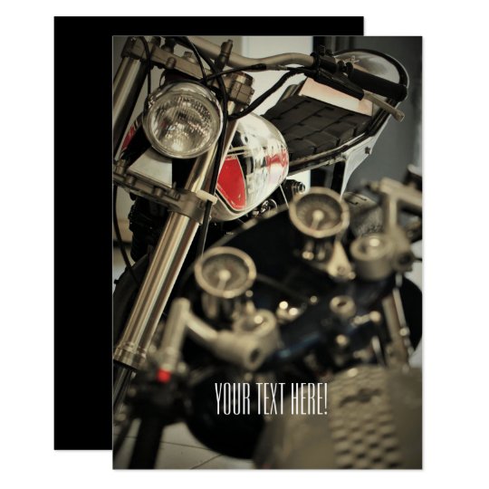 Motorbike Motorcycle Biker All Purpose Invitation | Zazzle.com