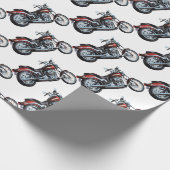 Motorcycle Bike Biker Wrapping Paper | Zazzle