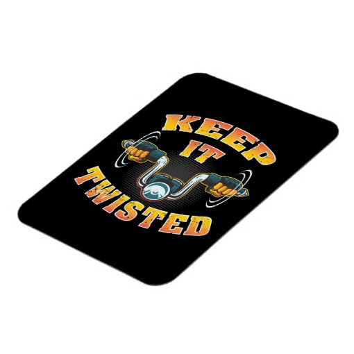 Motorcycle Biker Keep It Twisted Magnet | Zazzle