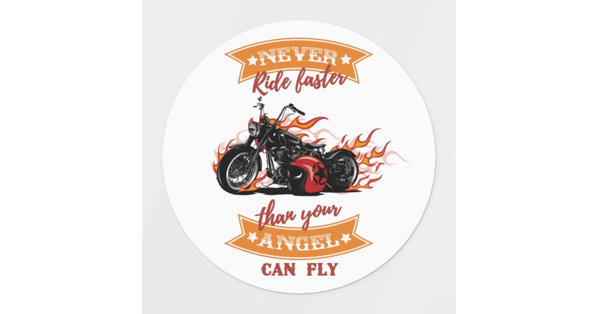 Motorcycle biker labels | Zazzle