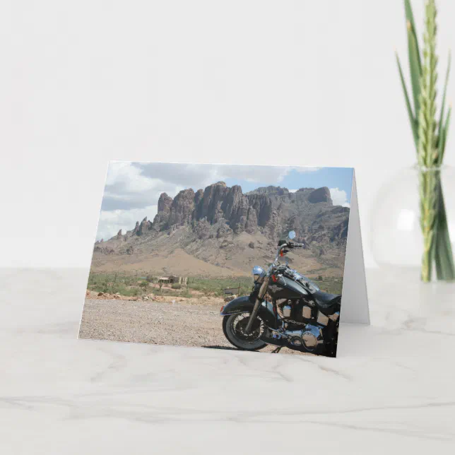 Motorcycle Birthday Card | Zazzle