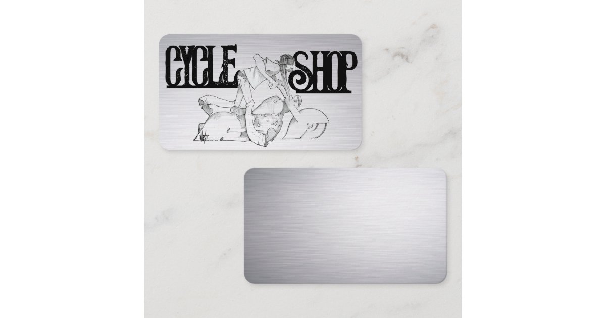 Motorcycle Business Card | Zazzle