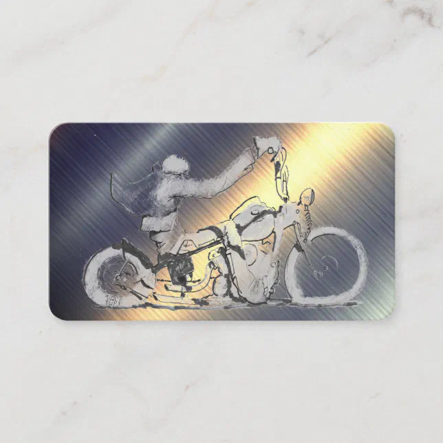 motorcycle Business Card | Zazzle