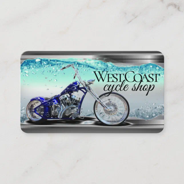 Motorcycle Business Card | Zazzle