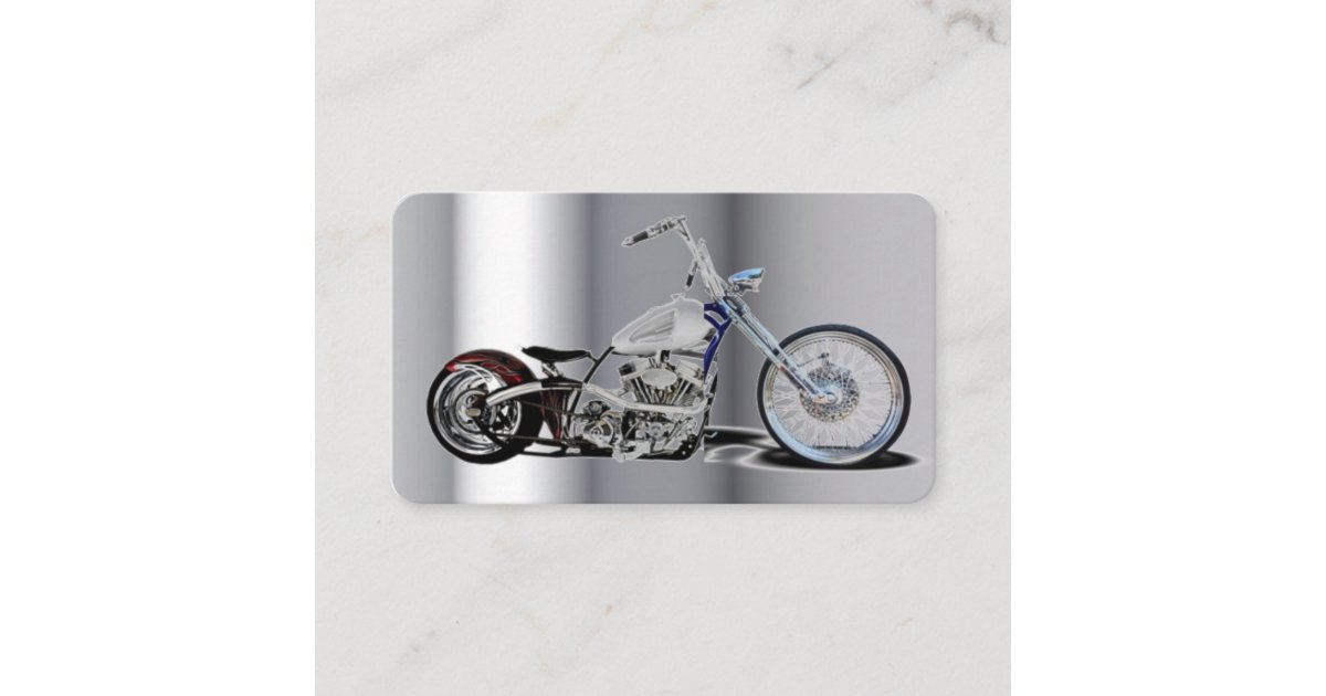 Motorcycle Business Card | Zazzle