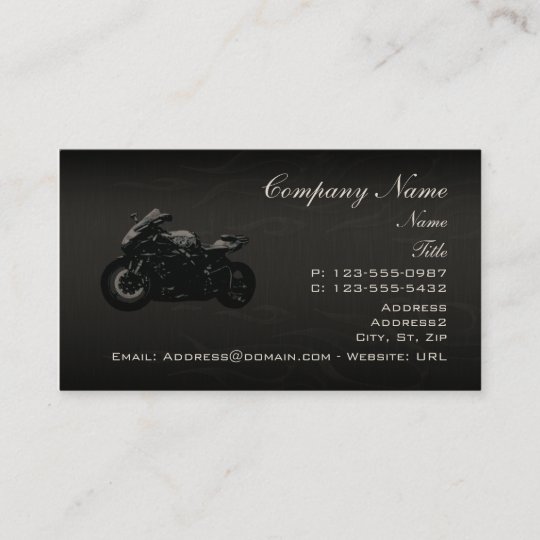 Motorcycle Business Cards | Zazzle.com