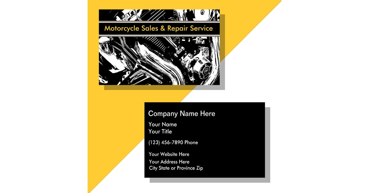 Motorcycle Business Cards | Zazzle