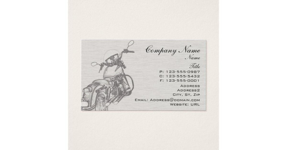 Motorcycle Business Cards | Zazzle.com