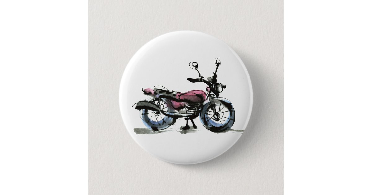 Motorcycle Button | Zazzle