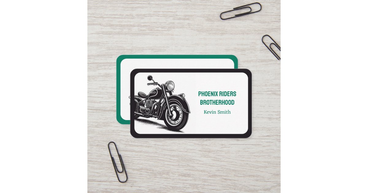 Motorcycle Club Business Card | Zazzle