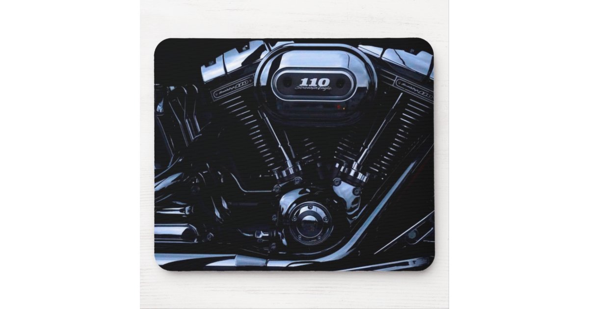 Motorcycle Engine Mouse Pad | Zazzle