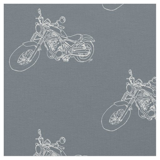 Motorcycle fabric | Zazzle