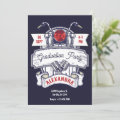 Motorcycle garage iconic graduation party invitation | Zazzle