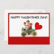 MOTORCYCLE HAPPY VALENTINES DAY POSTCARD | Zazzle