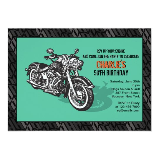 Motorcycle Invitation | Zazzle.com