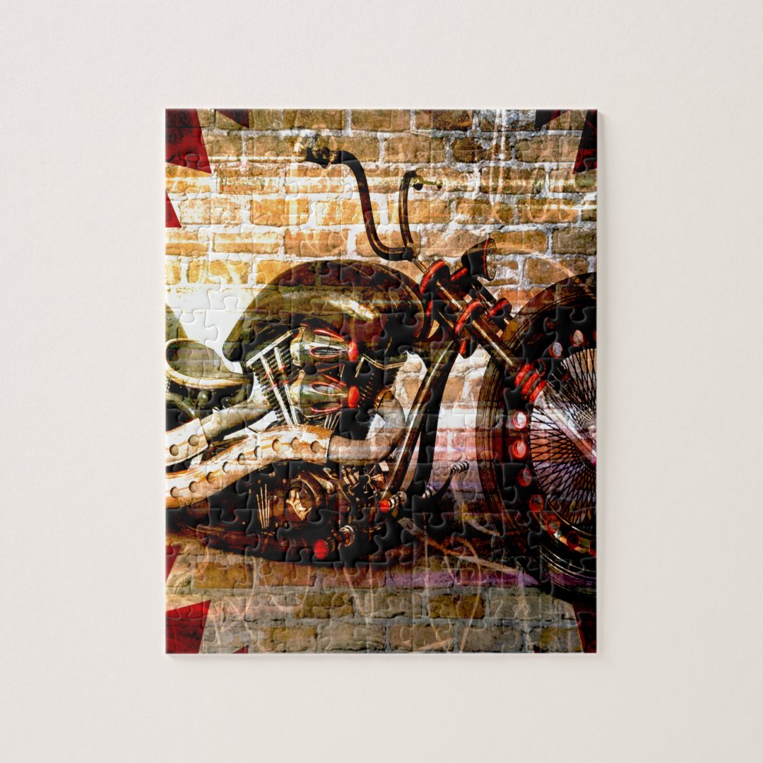 Motorcycle Mania Jigsaw Puzzle | Zazzle