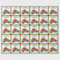 Motorcycle Motocross Christmas Gift Wrapping Paper | Zazzle
