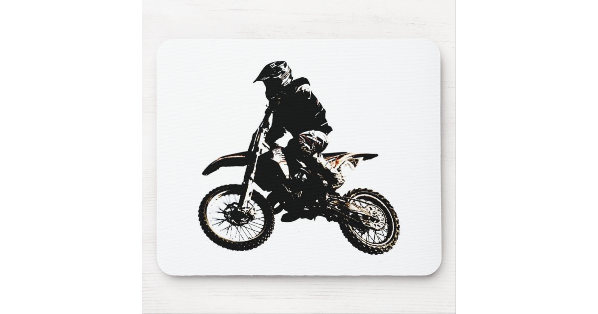 Motorcycle Motocross Mouse Pad | Zazzle