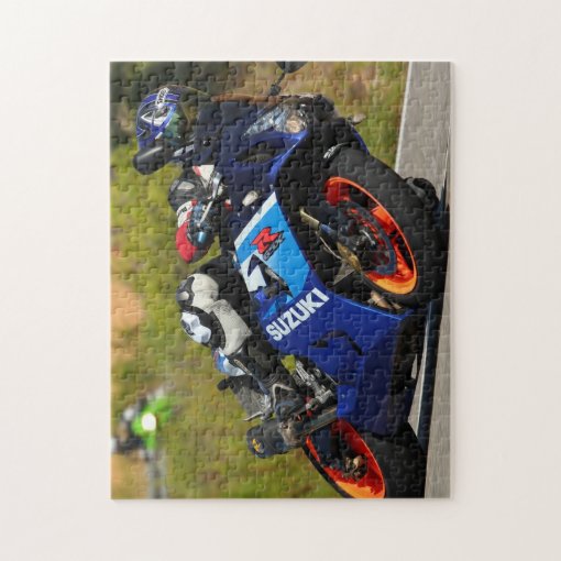 MOTORCYCLE MOTORCYCLE XTREME RACING JIGSAW PUZZLE | Zazzle