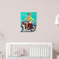 Motorcycle Pin Up Poster | Zazzle