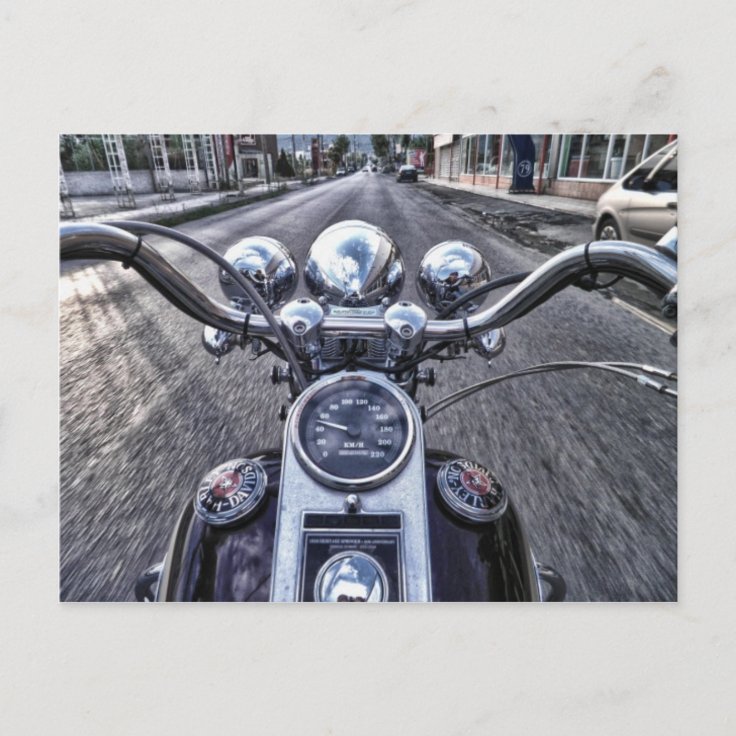 Motorcycle Postcard | Zazzle