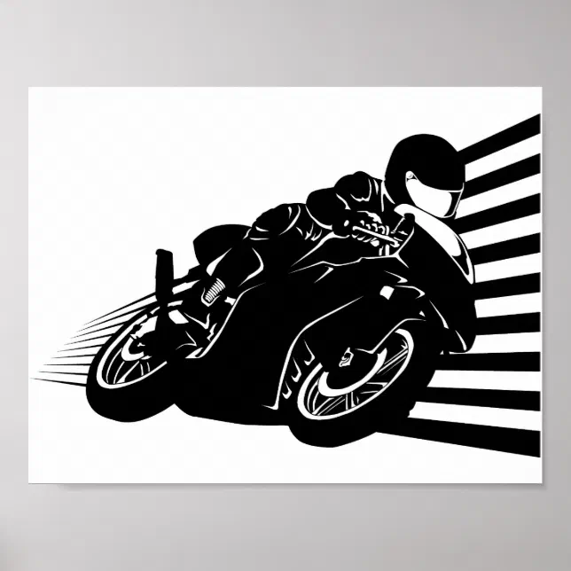 Motorcycle Poster | Zazzle