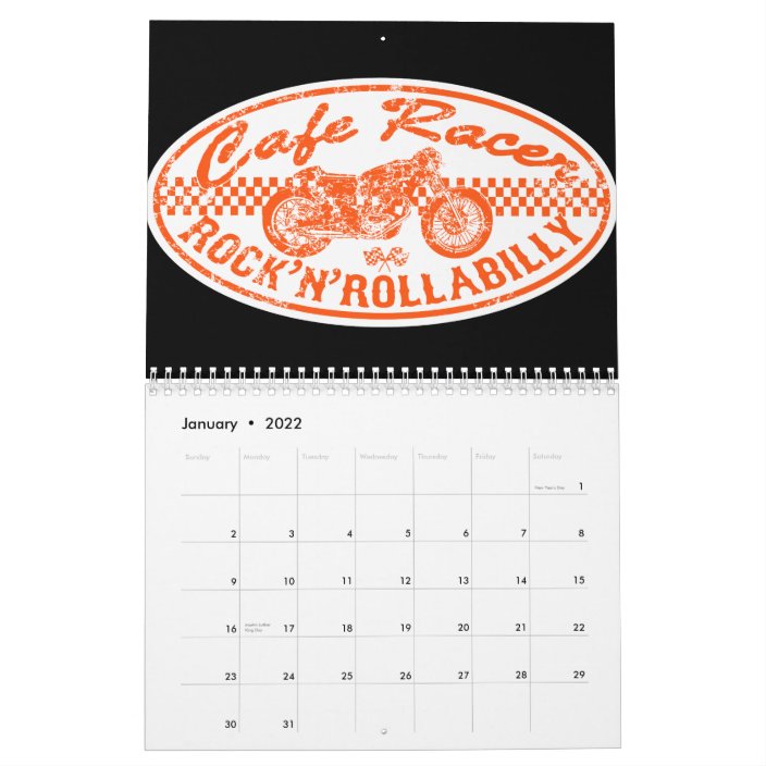 Motorcycle race calendar | Zazzle.com