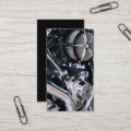 Motorcycle repair mechanic customization shop business card | Zazzle
