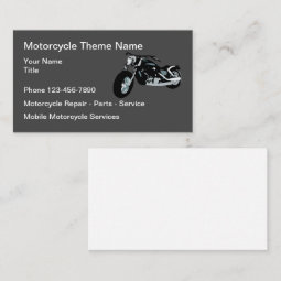 Motorcycle Repair Parts And Service Business Card | Zazzle