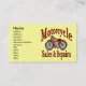 Motorcycle Repairs, Business Card | Zazzle