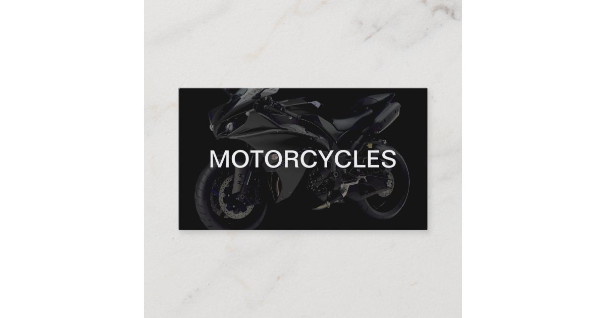 Motorcycles Business Card Design | Zazzle