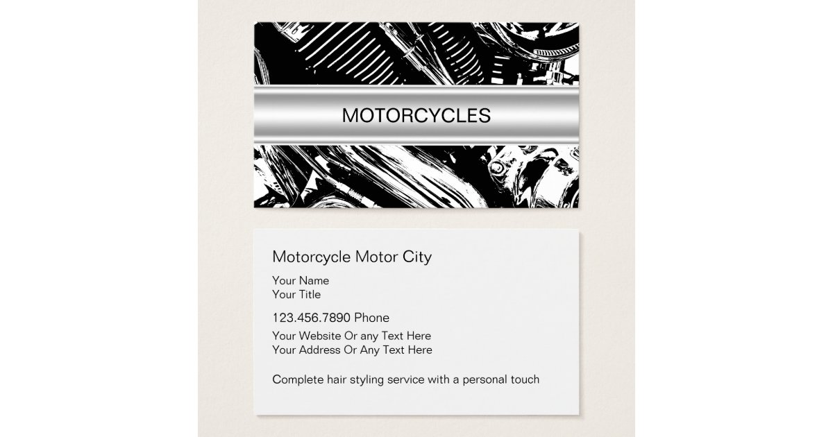 Motorcycles Business Cards | Zazzle