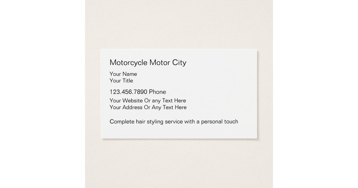 Motorcycles Business Cards | Zazzle