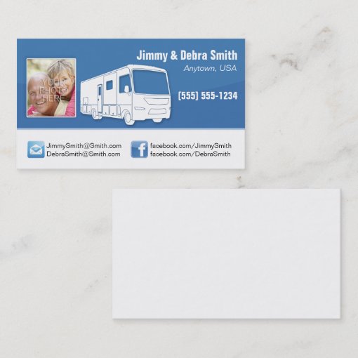 Motorhome RV Couple Cards | Zazzle